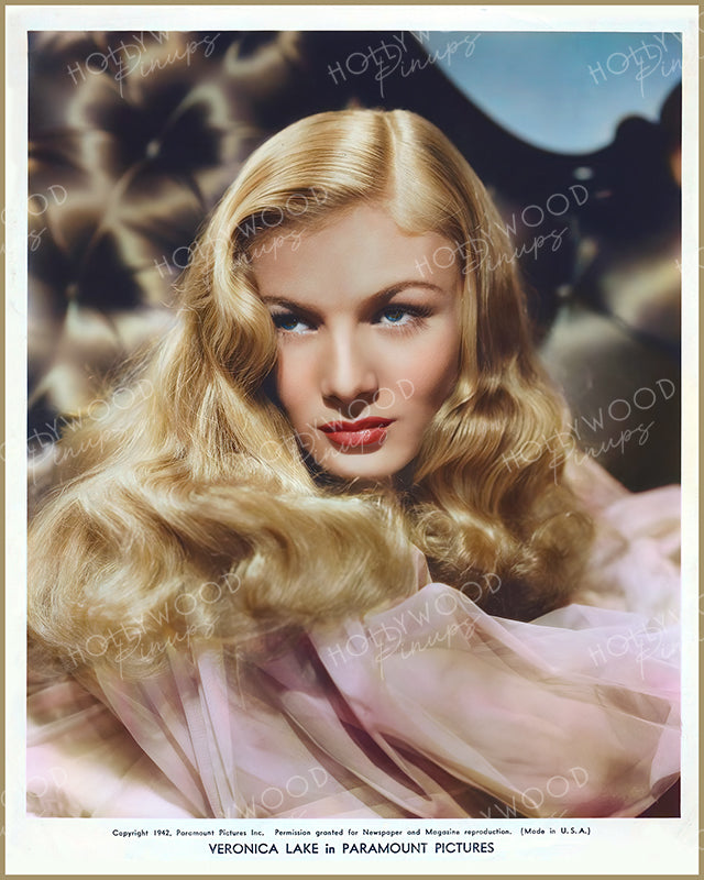 Veronica Lake Known For Her Beautiful Long Blonde Hair